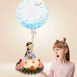 Doll balloon gift. Salem Oregon. Balloon delivery